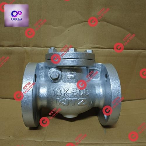 Jual Swing Check Valve 2" Inch KITZ Cast Iron Jis 10K DN50 - Jakarta ...