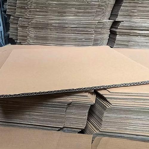 Jual 80x120 cm kardus lembaran polos double wall corrugated kraft ...
