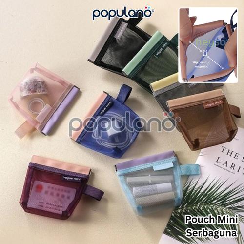 Jual Pouch Organizer Vogue Mini Alat Tulis Aesthetic Dompet Travel ...