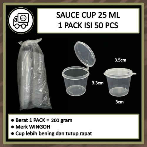 Jual SAUCE CUP 25 ML WINGOH GROSIR 1 DUS ISI 2000 PCS - Jakarta Barat ...