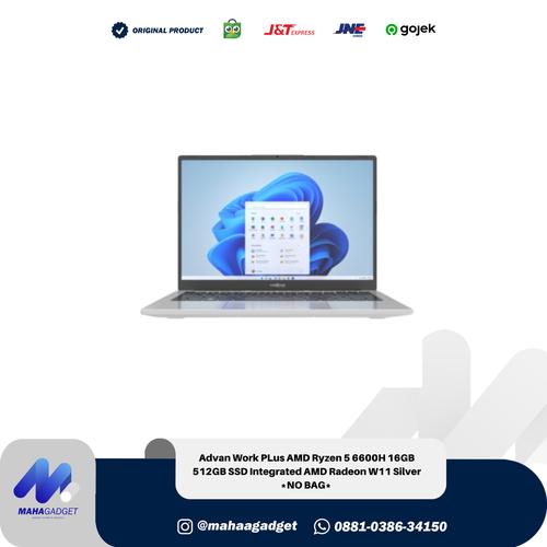 Jual Advan Work PLus AMD Ryzen 5 6600H 16GB 512GB SSD Integrated AMD ...