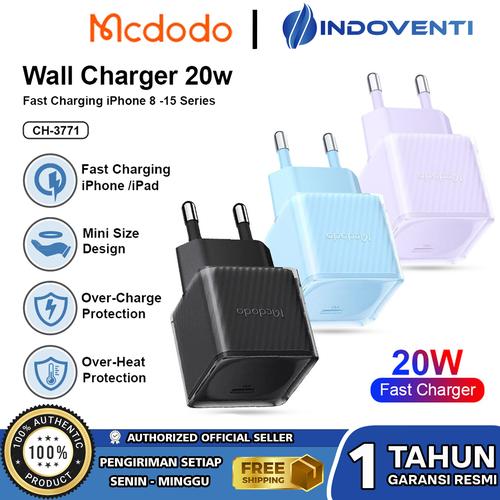 Promo MCDODO Kepala Charger For iPhone 11 12 13 14 Series PD Type C to ...