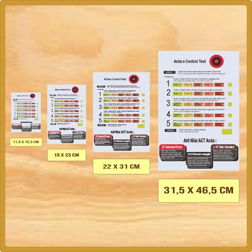 Jual Stiker Poster Akrilik Asthma Control Test | Stiker Poster ACT ...