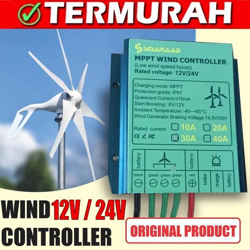 Jual Turbin Angin / Wind Turbine 500W + Controller / Wind turbine ...