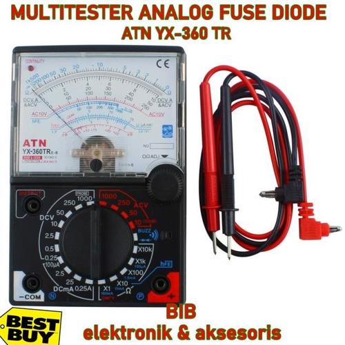 Jual MULTITESTER ANALOG BESAR ATN YX-360TR WITH FUSE AND DIODE ...
