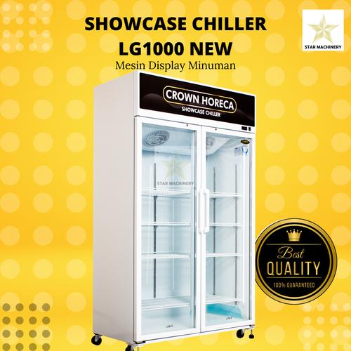 Jual Crown Showcase Chiller LG-1000 - Mesin Display Minuman 2 pintu ...