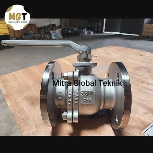 Jual Ball Valve Stainless SS304 ANSI 150 6" Inch / Stop Kran #150 DN150 ...