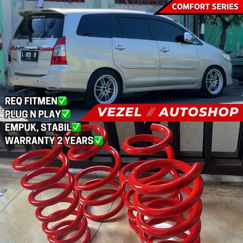 Jual Lowering Kit Toyota Innova Grand/Reborn 05-22 Per Empuk Per Ceper ...