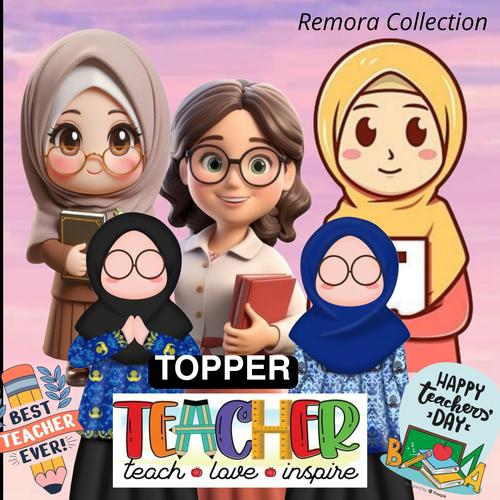 Jual isi 54 topper guru topper bucket hari guru gambar guru - mix ibu ...