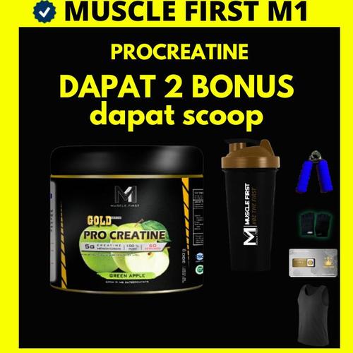 Jual M1 PRO CREATINE 300GR MUSCLE FIRST CREATINE MONOHYDRATE SUPLEMEN ...