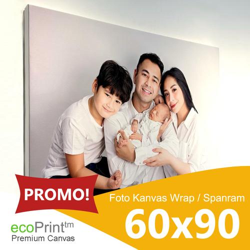 Promo Cetak Foto Kanvas Photo Canvas Print Spanram Wrap Ukuran 60x90 cm ...