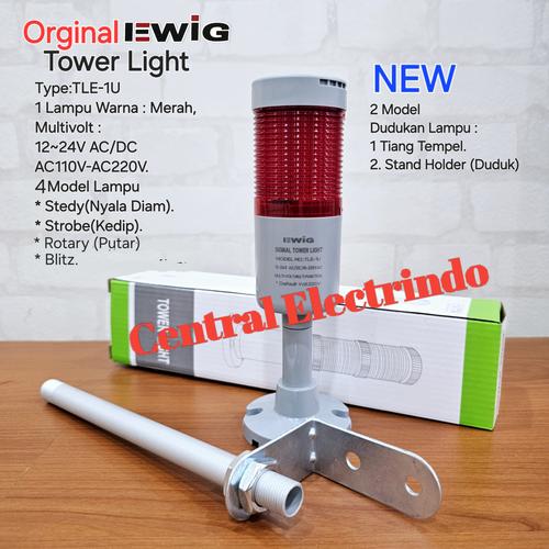 Jual Lampu Menara/Signal Tower/Tower Light EWIG Multivolt&Model TLE-1U ...