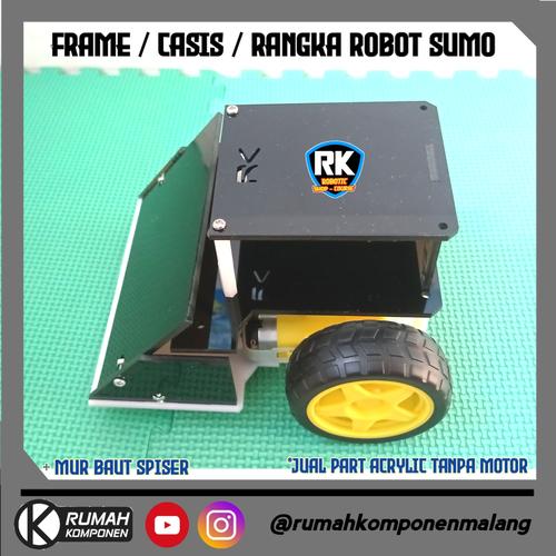 Jual Frame CASIS Rangka Robot SUMO IOT Arduino part Acrylic Cetak ...