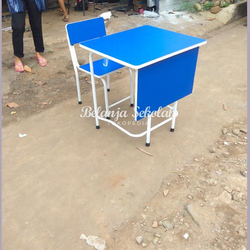 Jual Meja Kursi Sekolah Tipe A+ Warna Royal Blue | Biru Tua - Kab ...