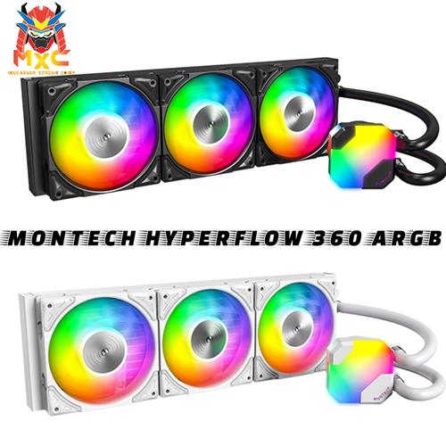 Jual MONTECH HYPERFLOW 360 ARGB WHITE - 360MM Liquid CPU Cooler - Hitam ...