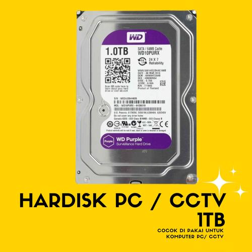 Jual HDD HARDISK 1TB WD PURPLE - Jakarta Utara - Hectic Computer | Tokopedia