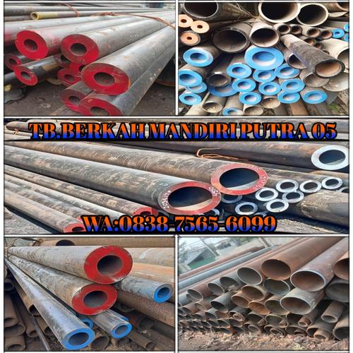 Jual pipa boring besi seamless OD 80mm x id 39mm x panjang 100mm ...
