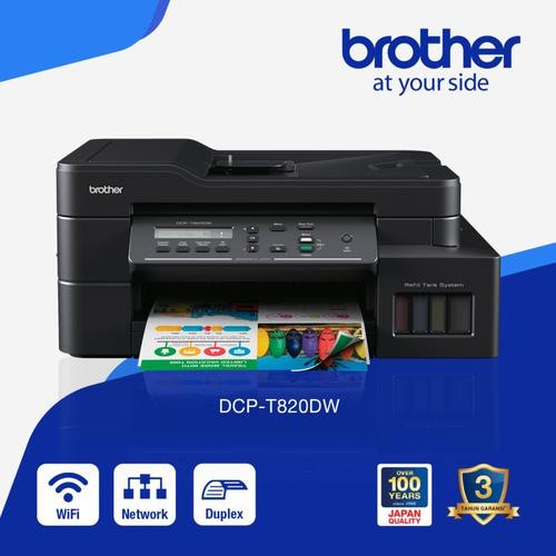 Promo Printer Brother DCP-T820DW | WiFi ADF | Print Scan Copy | Ink ...