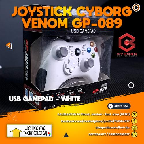 Jual Cyborg USB Gamepad Controller GP-089 ( Venom ) White - Kab. Jember ...