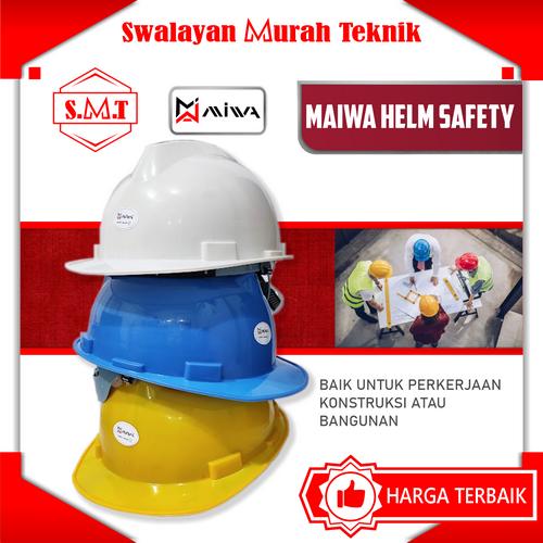 Jual MIWA Helm Proyek Putar Helm Bangunan Safety Helmet - Putih - Kota ...