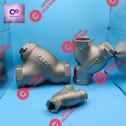 Jual Y Strainer 1/2" Inch Drat KITZ Stainless Steel 304 Class 20K - Jakarta Barat - Central ...