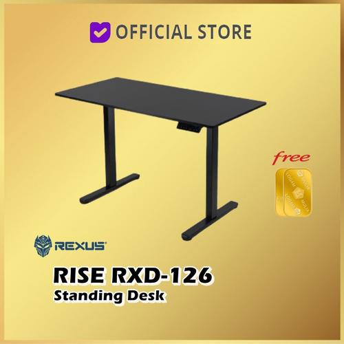 Promo Rexus Rise-126 RXD-126 Standing Desk Electric Meja Kantor Gaming ...