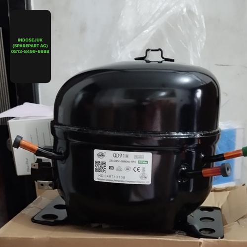 Jual KOMPRESOR KULKAS 2 PINTU QD91 1/4PK | COMPRESSOR KULKAS 1/4PK R134 ...