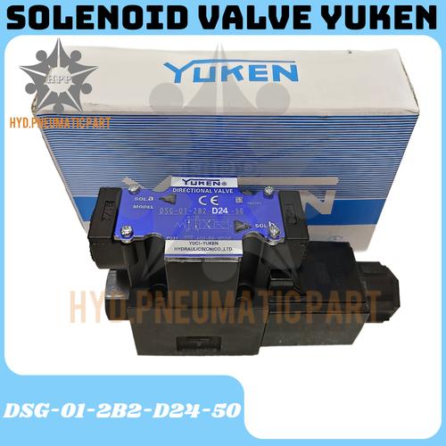 Jual Solenoid Valve Hydraulic Yuken DSG-01-2B2-D24-50, DSG01-2B2-D24 - Jakarta Barat - Hyd ...