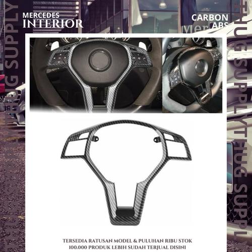 Jual COVER STIR AMG CARBON CLA C E CLS SLK G ML GLA A STEERING WHEEL ...