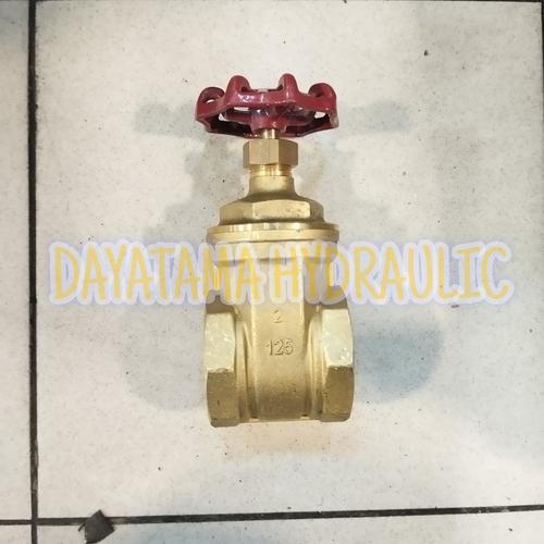 Jual 2" INCH / DN50 GATE VALVE KUNINGAN / BRASS MERK GALA / GATE VALVE ...