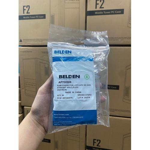 Jual Belden Konektor RJ45 Cat6 isi 50pcs / Belden Connector RJ 45 ...