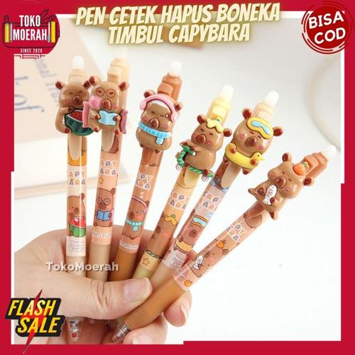 Jual PEN CETEK HAPUS CAPYBARA TIMBUL PULPEN CAPYBARA CETEK HAPUS PEN ...