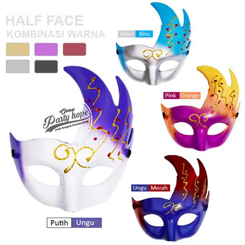 Jual Topeng Pesta Halloween Half Face / Mask Party Half Face ...