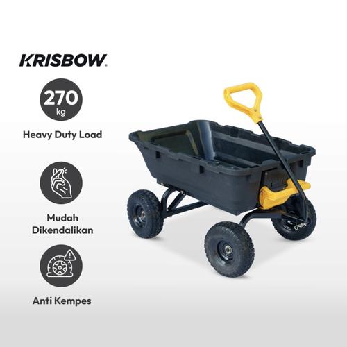 Jual Krisbow Troli trolley Barang Gerobak Dorong Barang 270 Kg - Kota ...