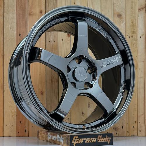Jual VELG MOBIL RING 18 ADVAN GT FLOW FORMING BLACK CHROME UTK HRV CRV ...