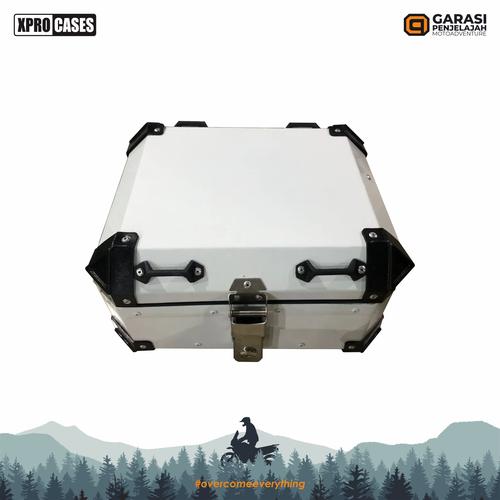 Jual Top Box Pannier 20 L - Galvanis - Garasi Penjelajah - Full Black ...