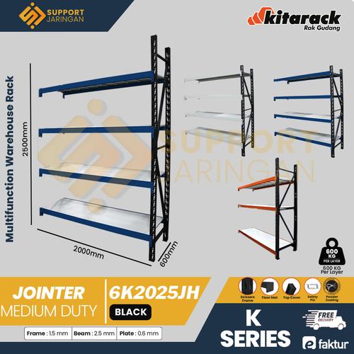 Jual KITARACK 6K2025J Jointer Rak Gudang Frame Hitam 2000 x 600 x 2500 ...