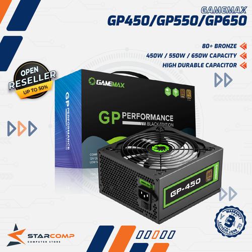 Promo GAMEMAX GP450 / GP550 / GP650 PSU 450W / 550W / 650W 80+ Bronze Cicil 0% 3x - Kab. Sleman ...