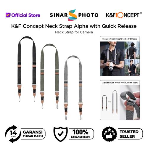 Jual KNF K&F Concept Strap Camera Neck Strap Alpha with Quick Release ...