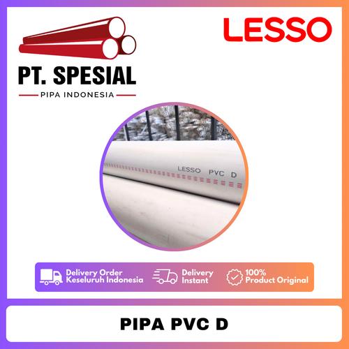 Jual Pipa PVC D Standard Lesso 1 1/4 inch - 12 inch / Pipa PVC Lesso ...