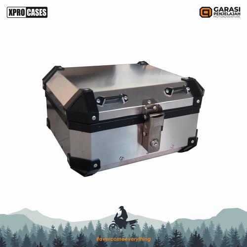 Jual Top Box Pannier 20 L - Stainless Hairline - Garasi Penjelajah ...