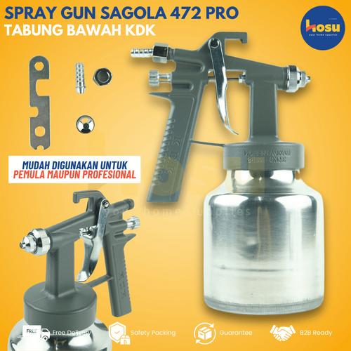 Promo Spray Gun Sagola 472 PRO Tabung Bawah Semprotan Cat Alat Semprot ...