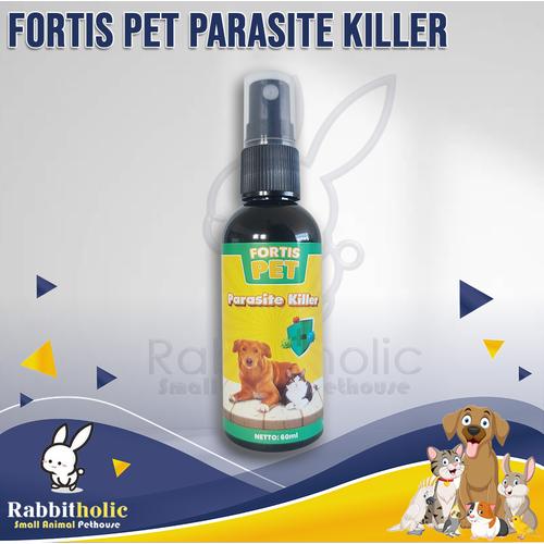 Promo Fortis Pet Parasite Killer 60 ML | Obat Jamur Scabies Demodex ...