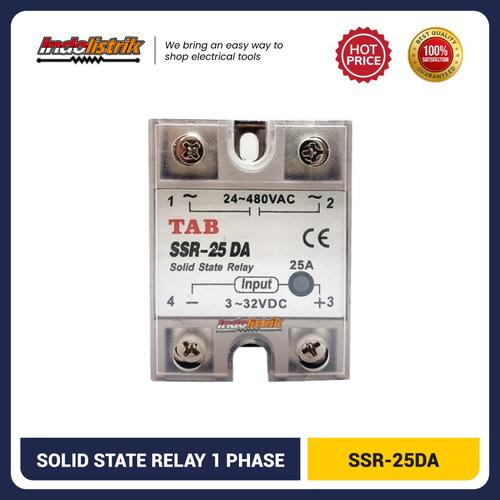 Jual Solid State Relay 1 Phase SSR-25DA TAB - 1 Phase DC-AC 25 Ampere - Jakarta Pusat ...