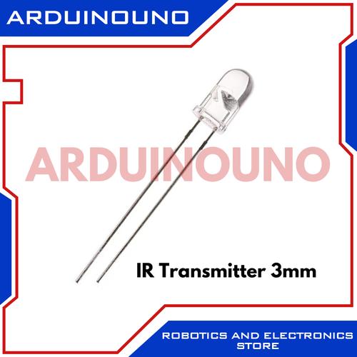 Jual LED 3mm infrared infra red IR 850nM Transmitter Receiver Emitter ...