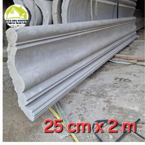 Promo lisplang 25 cm lisplang tempel beton lisplang profil lisplang ...