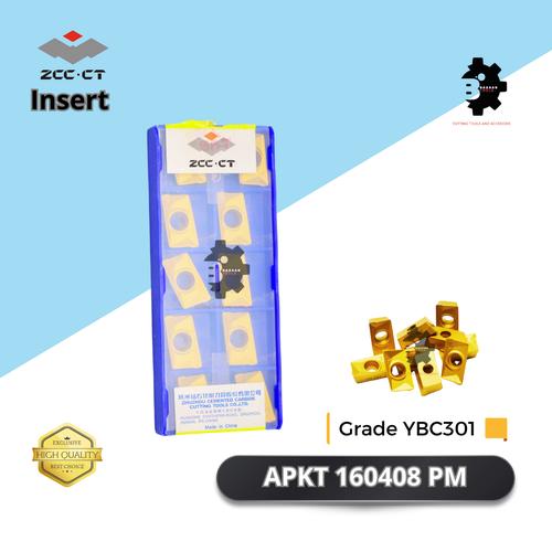 Jual INSERT APKT 160408 PM Grade YBC301 - Merk ZCC.CT - Insert Pahat ...