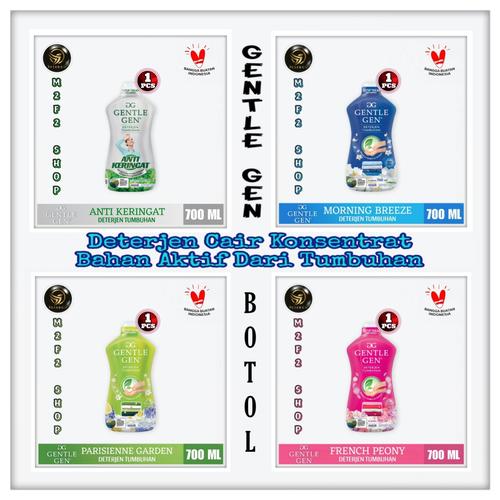 Jual Gentle Gen Deterjen Cair Konsentrat Botol Pet - 750 ml (Harga ...