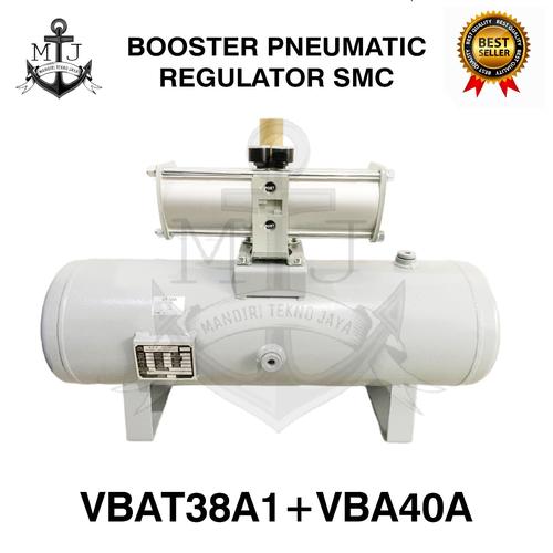 Jual BOOSTER PNEUMATIC REGULATOR SMC VBA40A-04GN + AIR TANK VBAT38 TANKI - Jakarta Barat ...