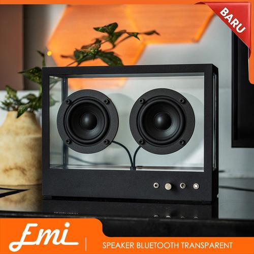 Jual Transparent Bluetooth Speaker Clear Dual Streaming Timeless Design ...